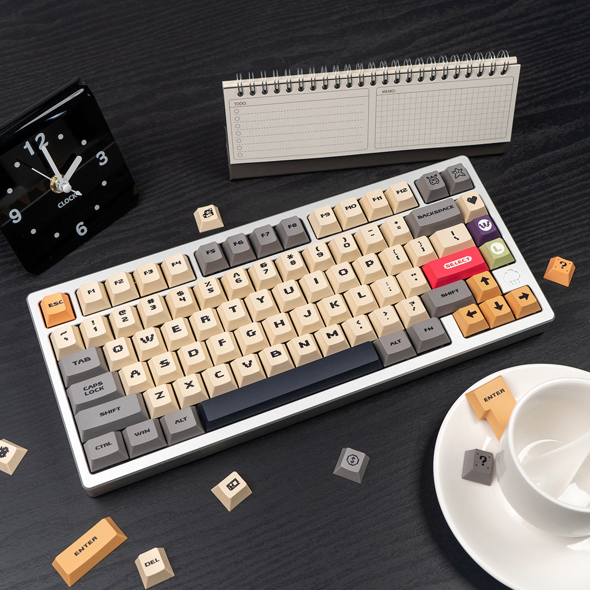 Super Mario Vintage PBT Keycaps