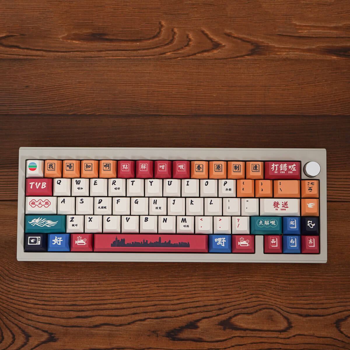 Nostalgic Hong Kong Style Chinese Keycaps